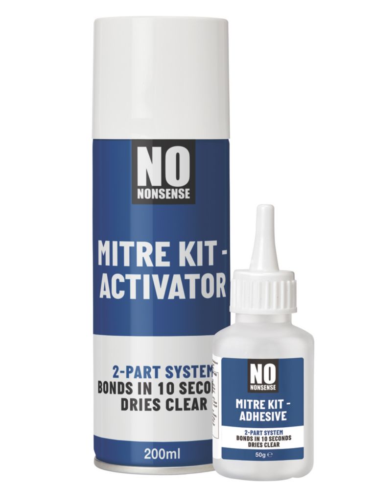 No Nonsense Mitre Adhesive 200ml - Screwfix