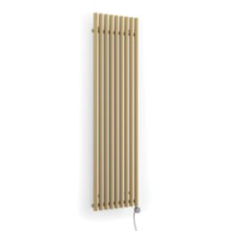 Terma Rolo 1000W Electric Smart Designer Radiator 1800mm x 480mm Brass ...