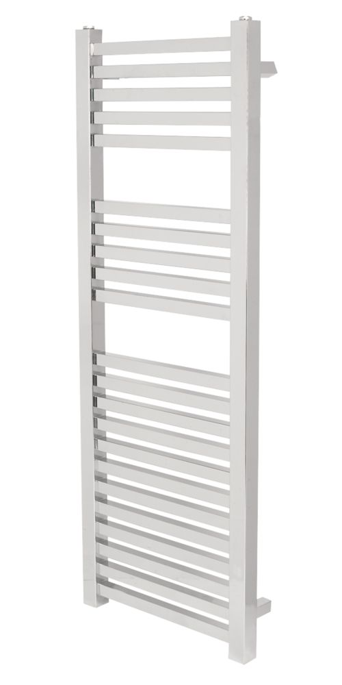 Towelrads 1200mm x 450mm 1146BTU Chrome Flat Designer Towel Radiator ...