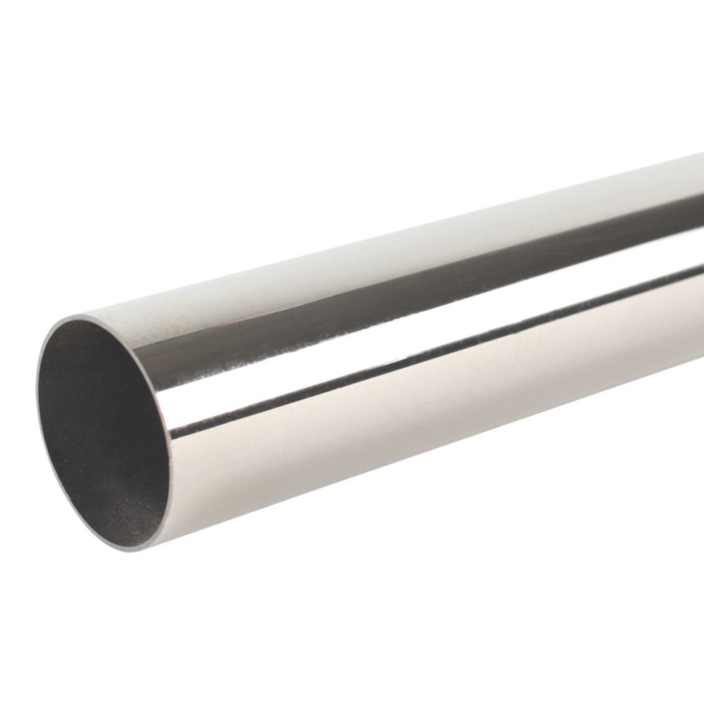 Essentials Tube Polished Stainless Steel 1830mm x 25mm - Screwfix