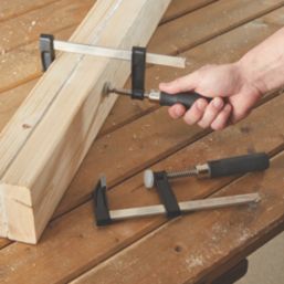 Forge Steel F-Clamp 5.9" (150mm) 2 Pack - Screwfix