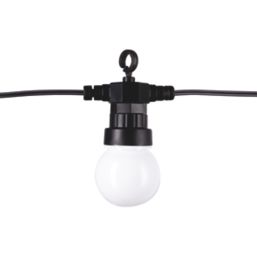 TCP 10m Outdoor LED Festoon RGB Bluetooth Lights 4.5W 56lm - Screwfix