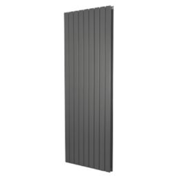 Towelrads Merlo 1800mm x 672mm 5378BTU Anthracite Vertical Designer ...