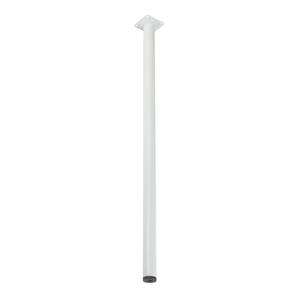 Essentials Table Leg White 700mm - Screwfix