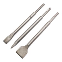 Erbauer SDS Plus Shank Chisel Set 3 Pieces - Screwfix