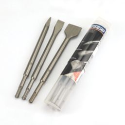 Erbauer SDS Plus Shank Chisel Set 3 Pieces - Screwfix