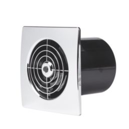 Manrose LP100ST 100mm (4") Axial Bathroom Extractor Fan with Timer ...