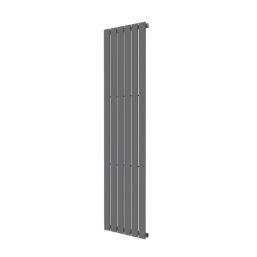 Flomasta 1800mm x 452mm 2598BTU Anthracite Vertical Designer Radiator ...
