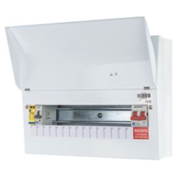 Lewden PRO 17-Module 13-Way Part-Populated Main Switch Consumer Unit ...