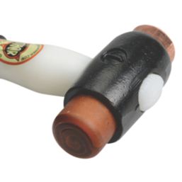 Thor Size 1 Copper/Hide Hammer 1 1/2lb (0.71kg) - Screwfix