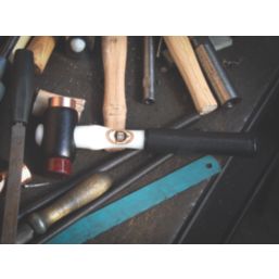 Thor Size 1 Copper/Hide Hammer 1 1/2lb (0.71kg) - Screwfix