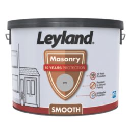 Leyland Retail 10Ltr Smooth Grey Masonry Paint - Screwfix