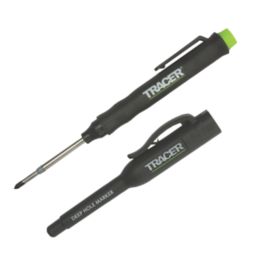 TRACER Medium Tip Black Permanent Marker - Screwfix