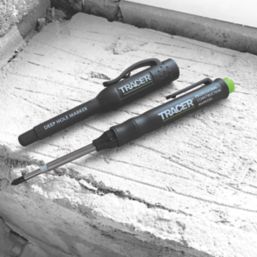 TRACER Medium Tip Black Permanent Marker - Screwfix