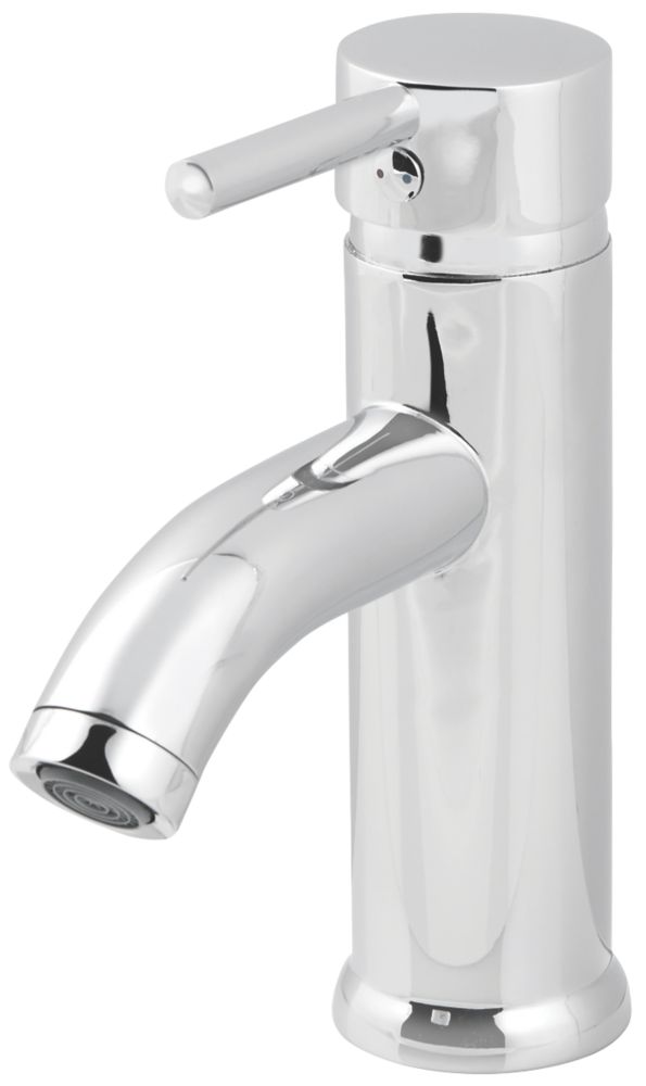 Hoffell Single Lever Basin Mono Mixer Tap with Pop-Up Waste Chrome ...