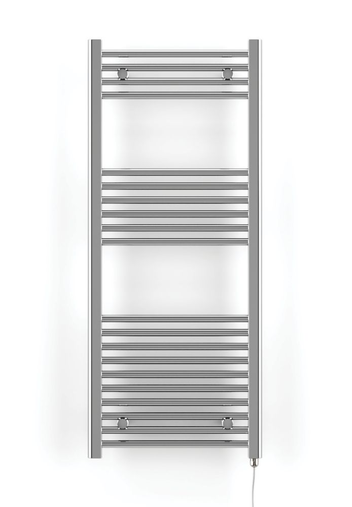 Terma Leo SIM Electric Towel Rail 1200 x 500mm Chrome | Electric Towel ...