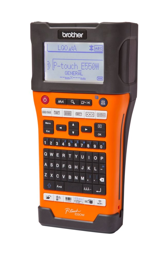 Brother PT-E550WVP Hand-Held Label Printer - Screwfix