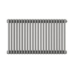 Acova 600mm x 1042mm 5990BTU Silver Horizontal 4 Column Radiator - Screwfix