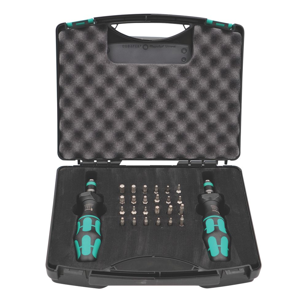 Wera Kraftform 7440/41 Interchangeable Torque Screwdriver Set 0.3-3Nm ...