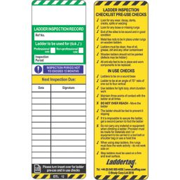 Scafftag Laddertag Inserts 10 Pack - Screwfix