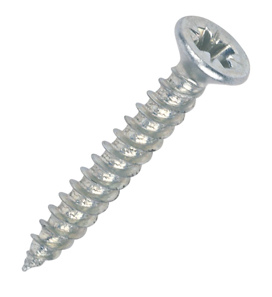 Quicksilver PZ Double-Countersunk Thread Cutting Woodscrews 6ga x 1/2 ...