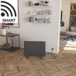 Azur Titus 1200W Electric Radiator 580mm x 730mm Anthracite 4095BTU ...