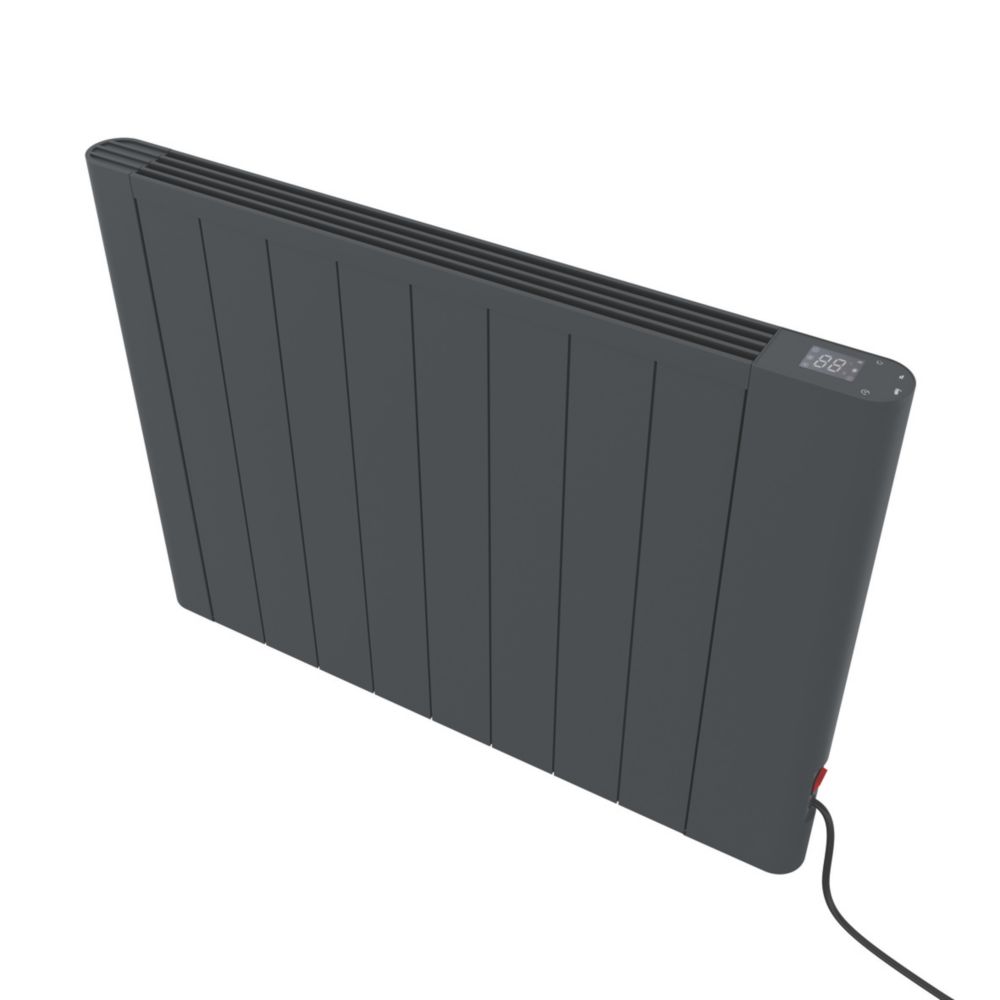 Azur Titus 1200W Electric Radiator 580mm x 730mm Anthracite 4095BTU ...