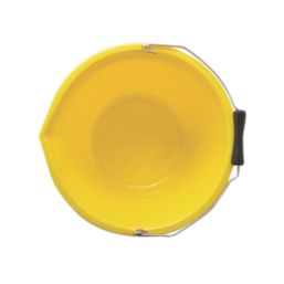 Red Gorilla Polyethylene Bucket Yellow 15Ltr - Screwfix