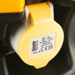 Defender 16A 4-Way Splitter Ball 3m 110V - Screwfix