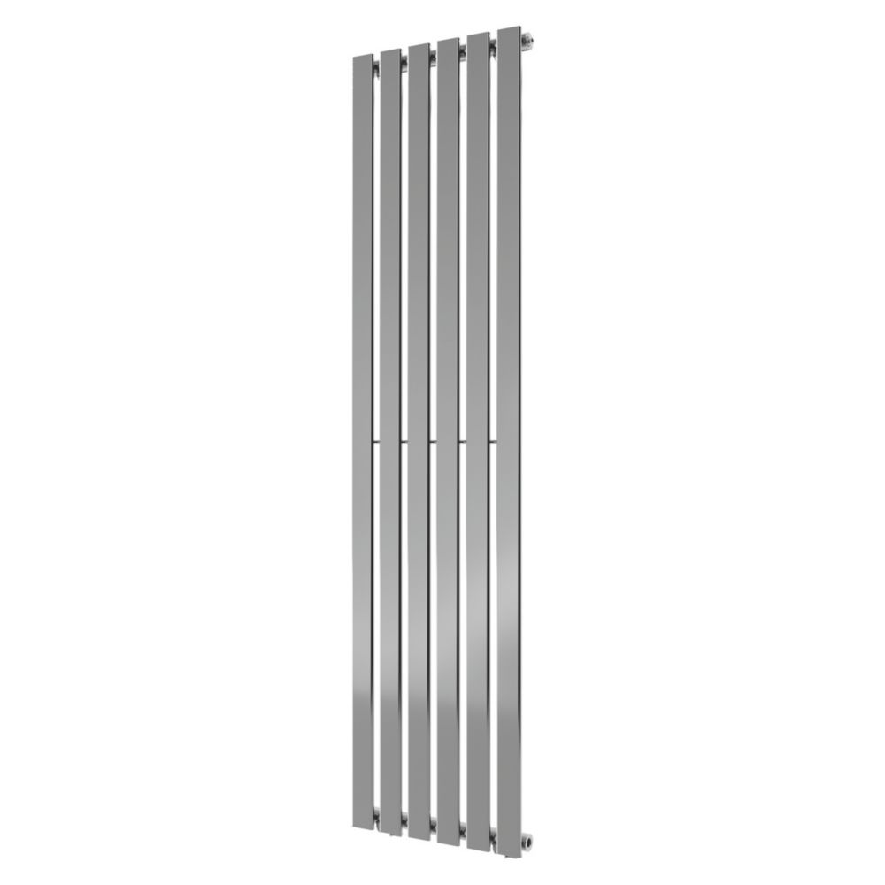 Azur Ilios 1800mm x 448mm 1634BTU Chrome Vertical Designer Radiator ...