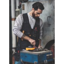 Snickers 4250 Tool Vest Black Large 43" Chest - Screwfix