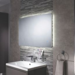 Sensio Eden Rectangular Backlit Bathroom Mirror With 887lm LED Light ...