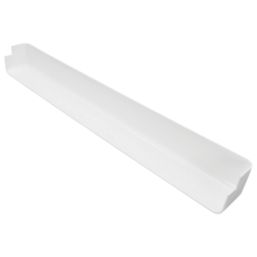 FloPlast External Corner Fascia Joints White 500mm x 35mm 2 Pack - Screwfix