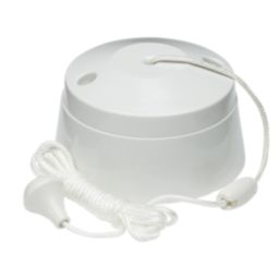 Knightsbridge 10AX 1-Way Pull Cord Switch White - Screwfix
