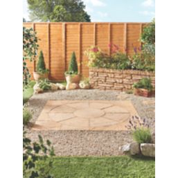 Kelkay Abbey Paving Squaring Off Kit York Gold 7.29m² 20 Pack - Screwfix