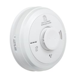 Aico Ei3028 Mains Interlinked Heat & CO Alarm - Screwfix