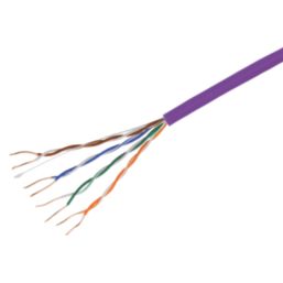 Labgear Cat 5e Purple LSZH 4-Pair 8-Core Unshielded Ethernet Cable 305m ...
