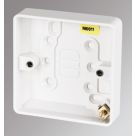 1 Gang Surface Pattress Back Boxes | Wiring Accessories | Screwfix