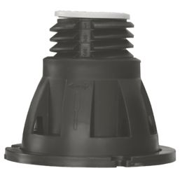 Bemis Adjustable Shower Tray Feet Black/Grey 120mm 4 Pack - Screwfix