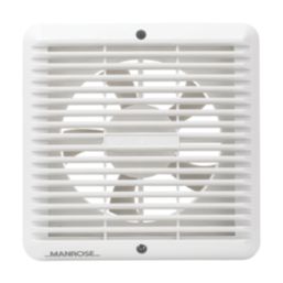 Manrose XF150BP 150mm (6") Axial Kitchen Extractor Fan White 240V ...