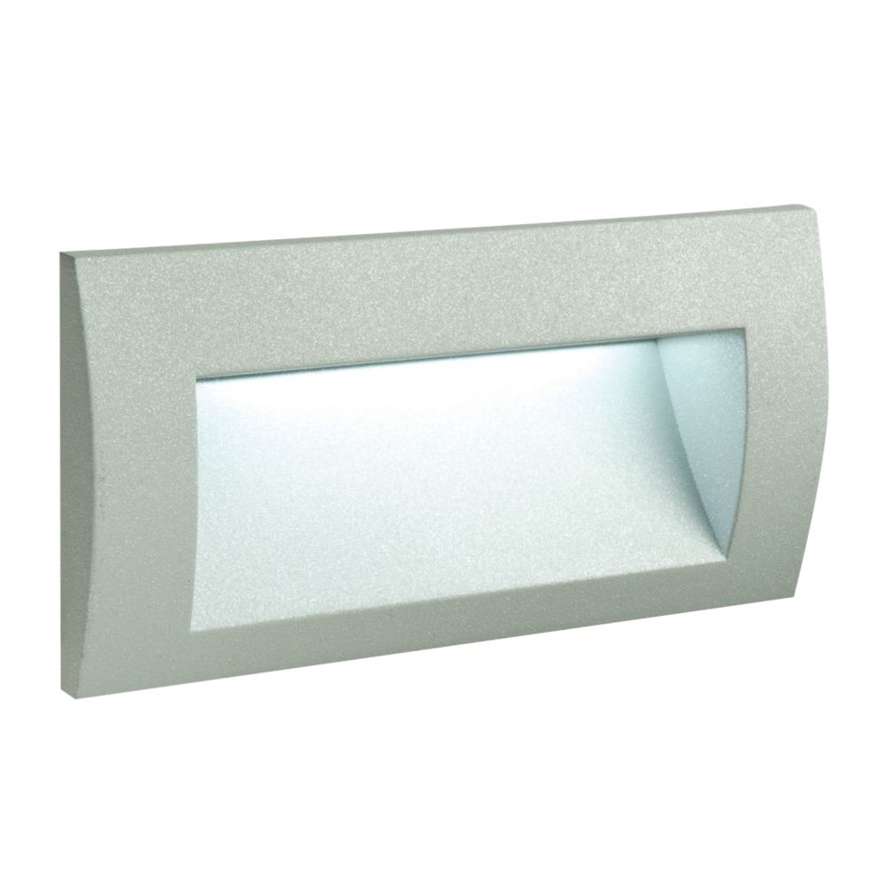 Slip Outdoor LED Brick Light Aluminium 3W 90lm - Screwfix