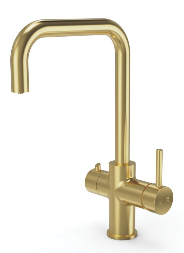 Brushed Brass Kitchen Taps | Taps | Screwfix.com