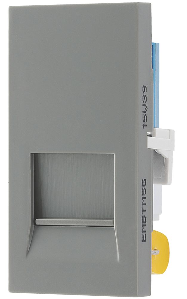 British General Modular Master Telephone Socket Grey - Screwfix