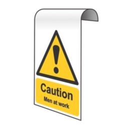 Essentials "Caution Men At Work" Sign 500mm x 300mm - Screwfix