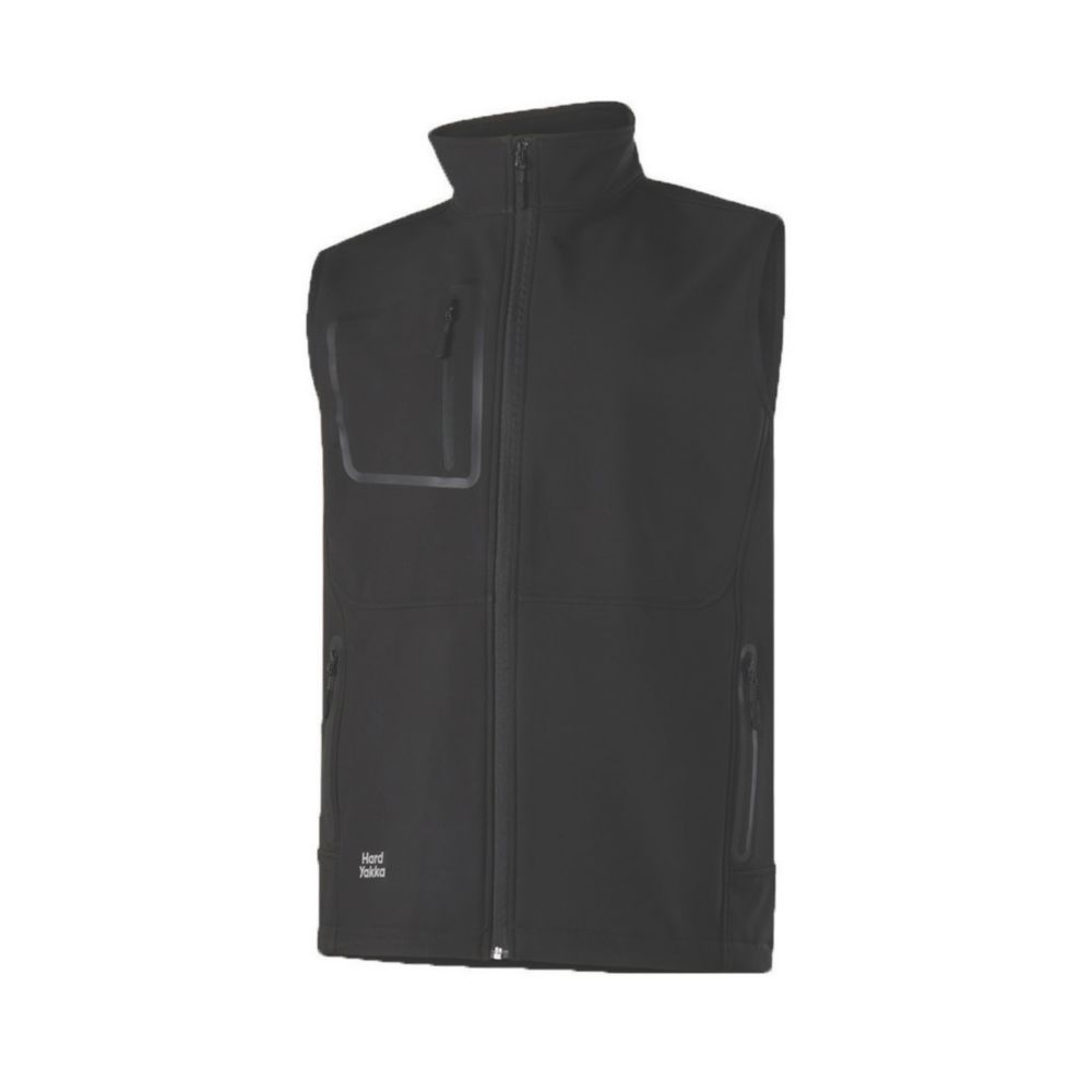 Hard Yakka Toughmaxx Shell Work Body Warmer Black X Large 43" Chest ...