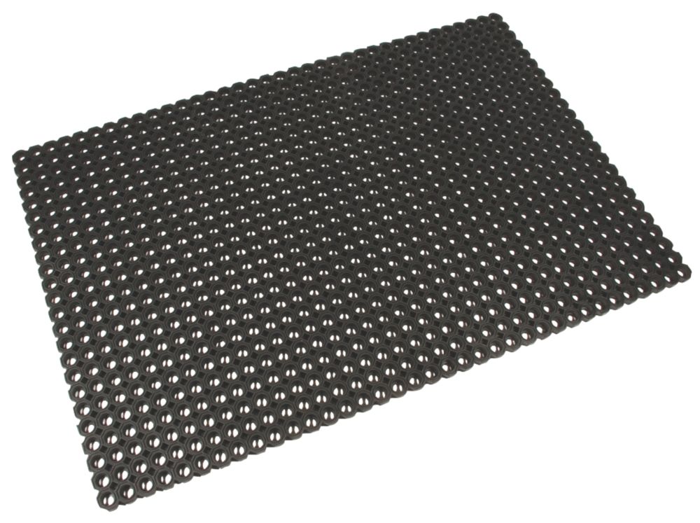 COBA Ringmat Entrance Mat Black 1.5m x 1m x 23mm - Screwfix