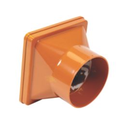 FloPlast Press-Fit Square Grid Hopper 110mm - Screwfix