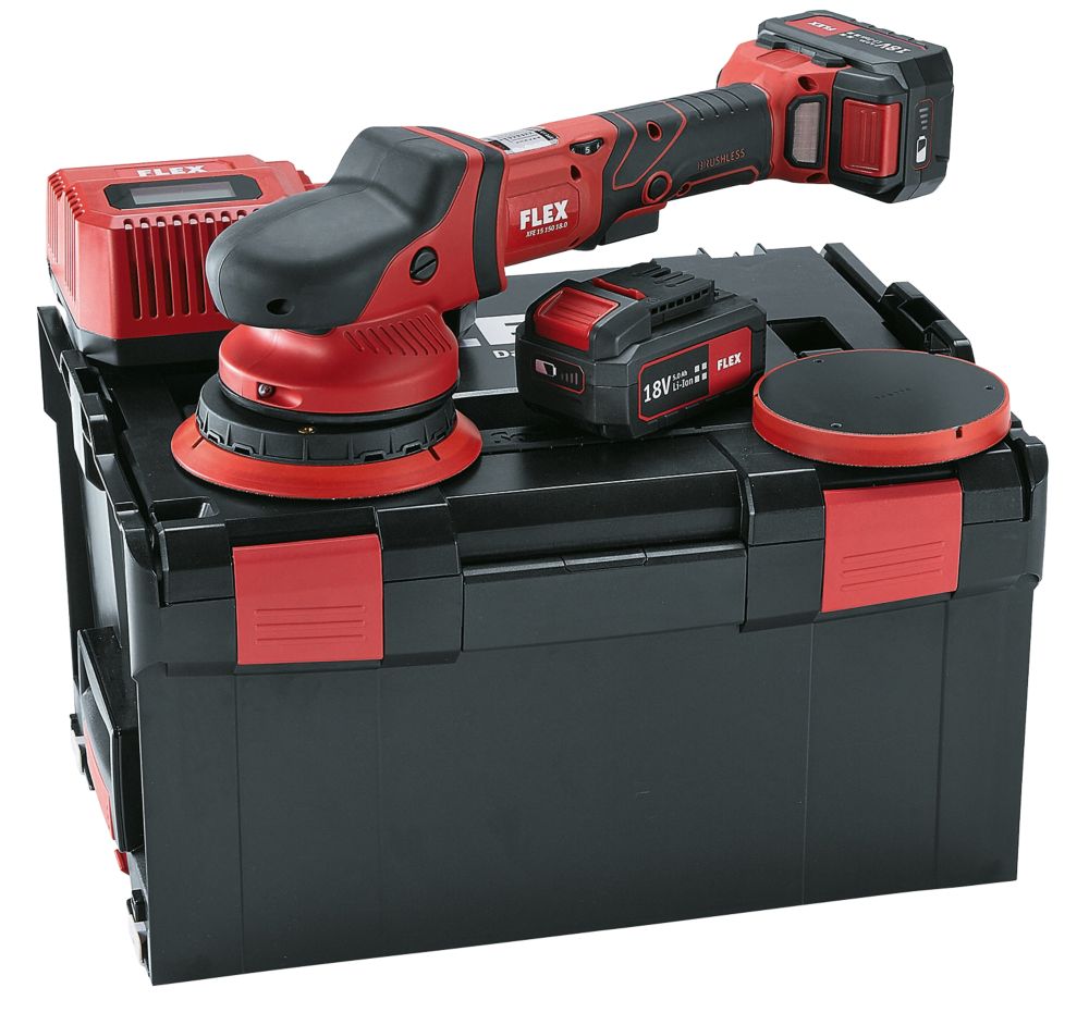 Flex XFE15-150 18.0-EC 150mm 18V 2 x 5.0Ah Li-Ion Brushless Cordless ...