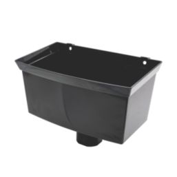 FloPlast Universal Hopper 65-68mm Black - Screwfix
