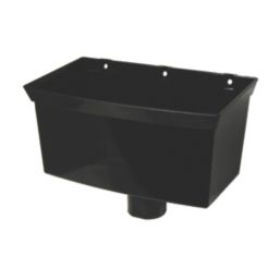FloPlast Universal Hopper 65-68mm Black - Screwfix
